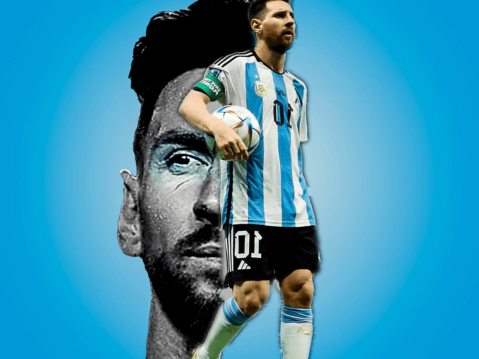 Messi Design by Gaurav Khandelwal on Dribbble
