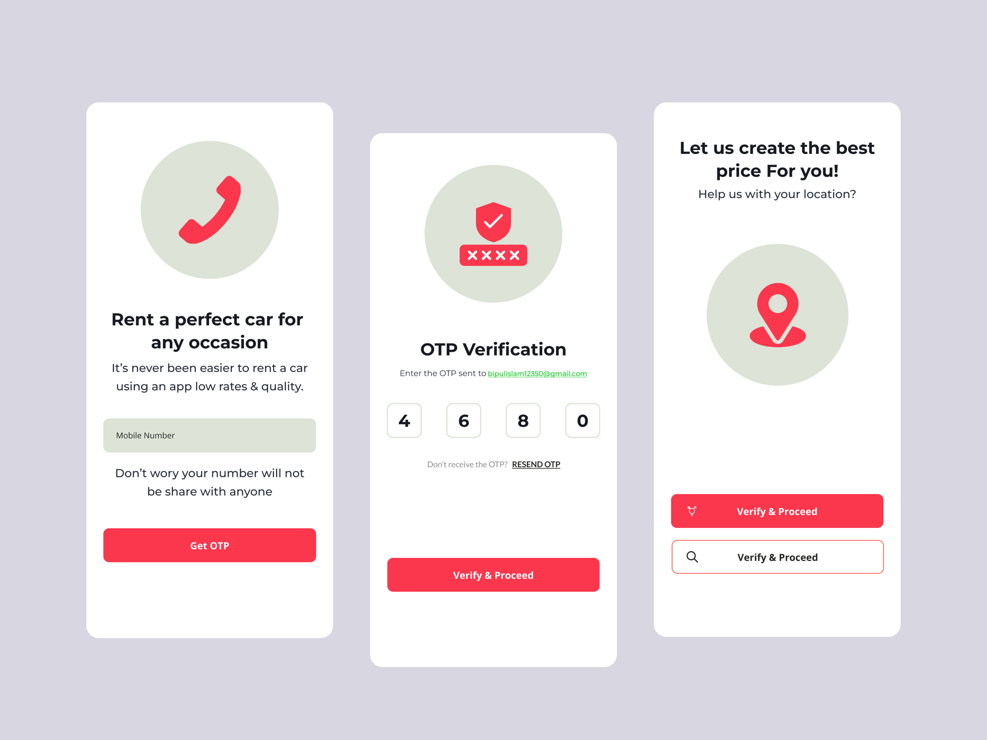 Car Tracking App Design by Bipul Islam on Dribbble