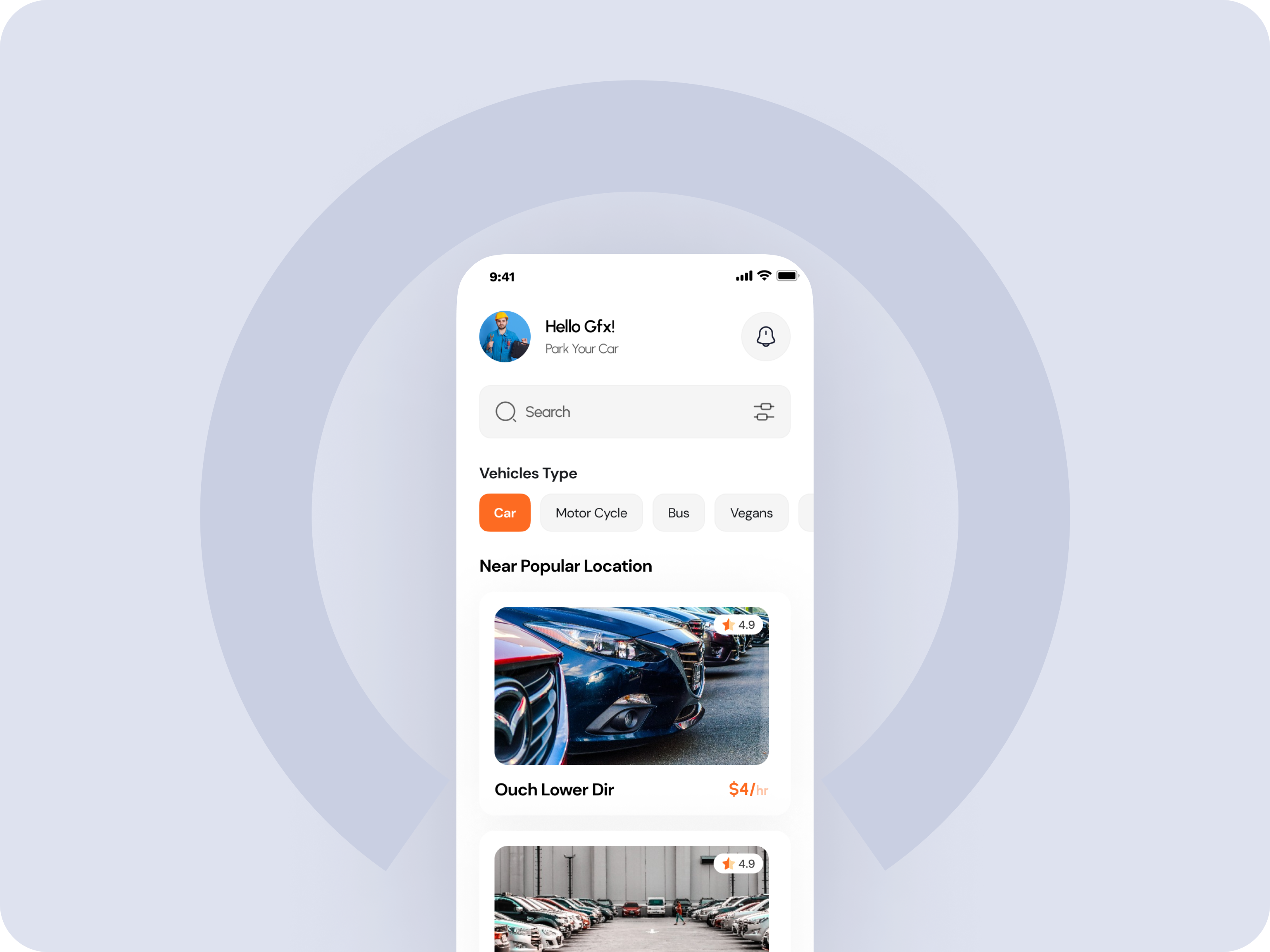 Parko - Car Parking application UI UX Design by Muhammad Anas on Dribbble