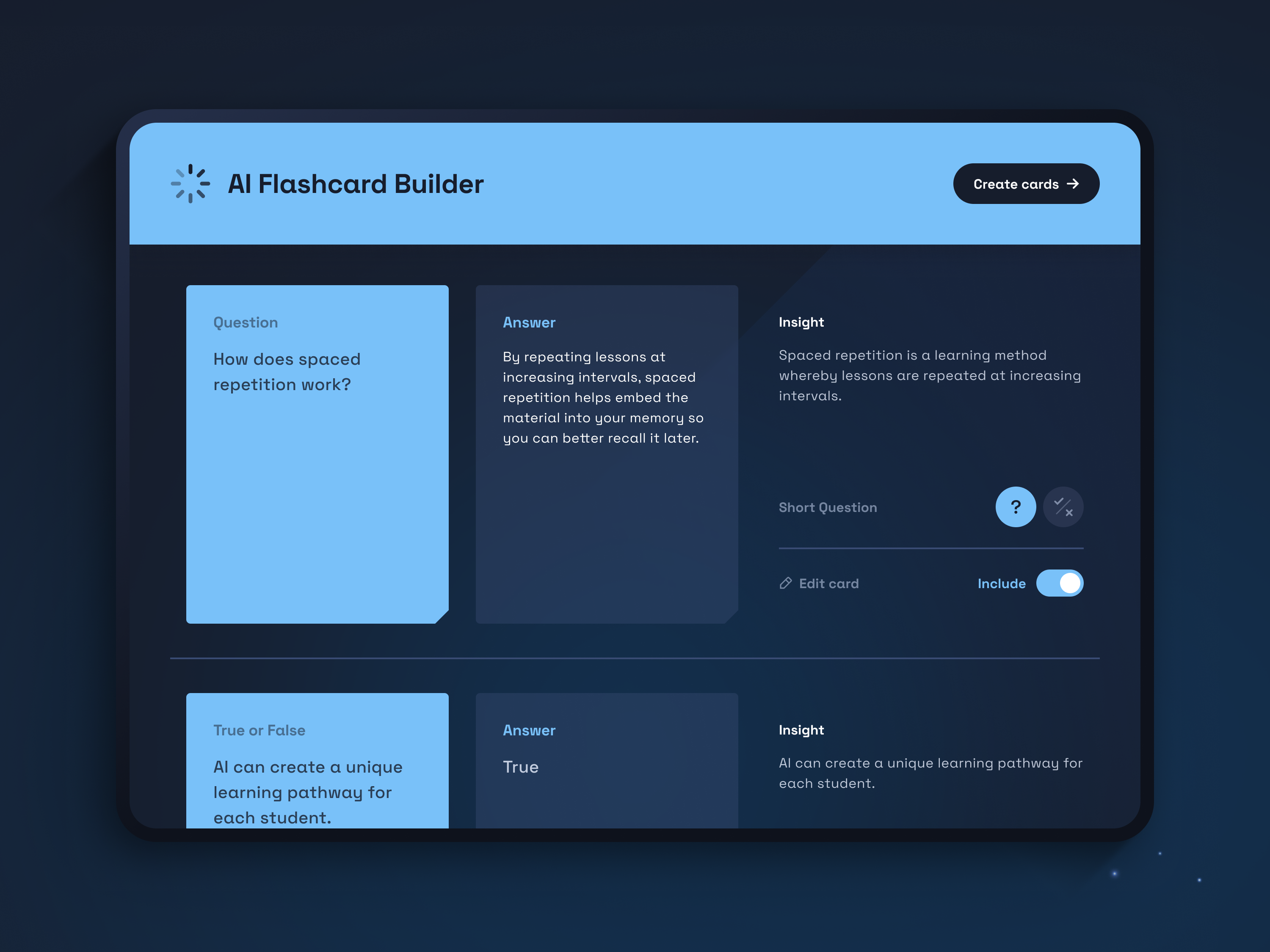 UI/UX Designer for Flashcard App - Accessible Design by Harriet on Dribbble