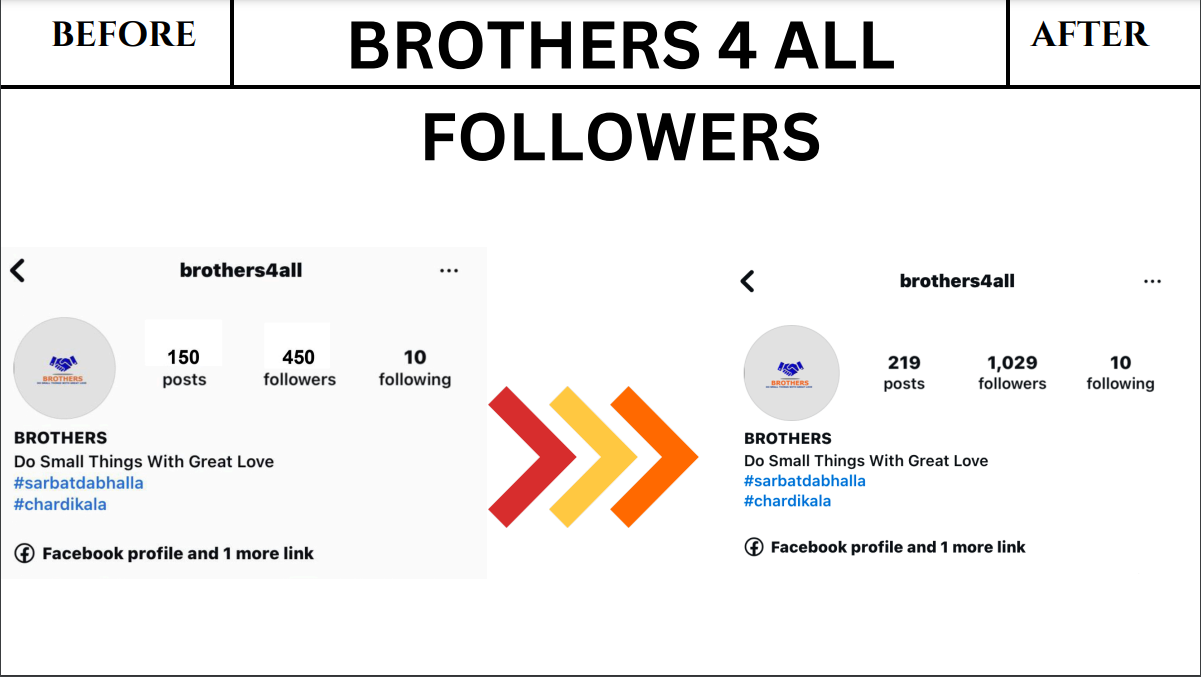 BROTHERS 4 ALL FOLLOWERS SMM WORK by DigiLabz on Dribbble