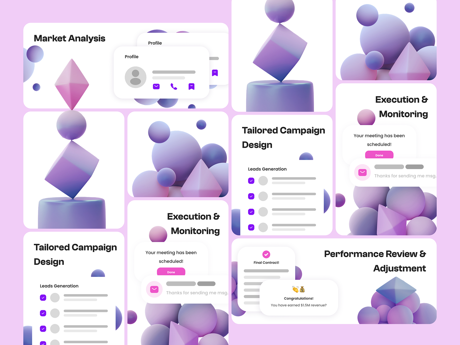 NexLead Landing Page design - Lead Generation by Memoona Khan on Dribbble