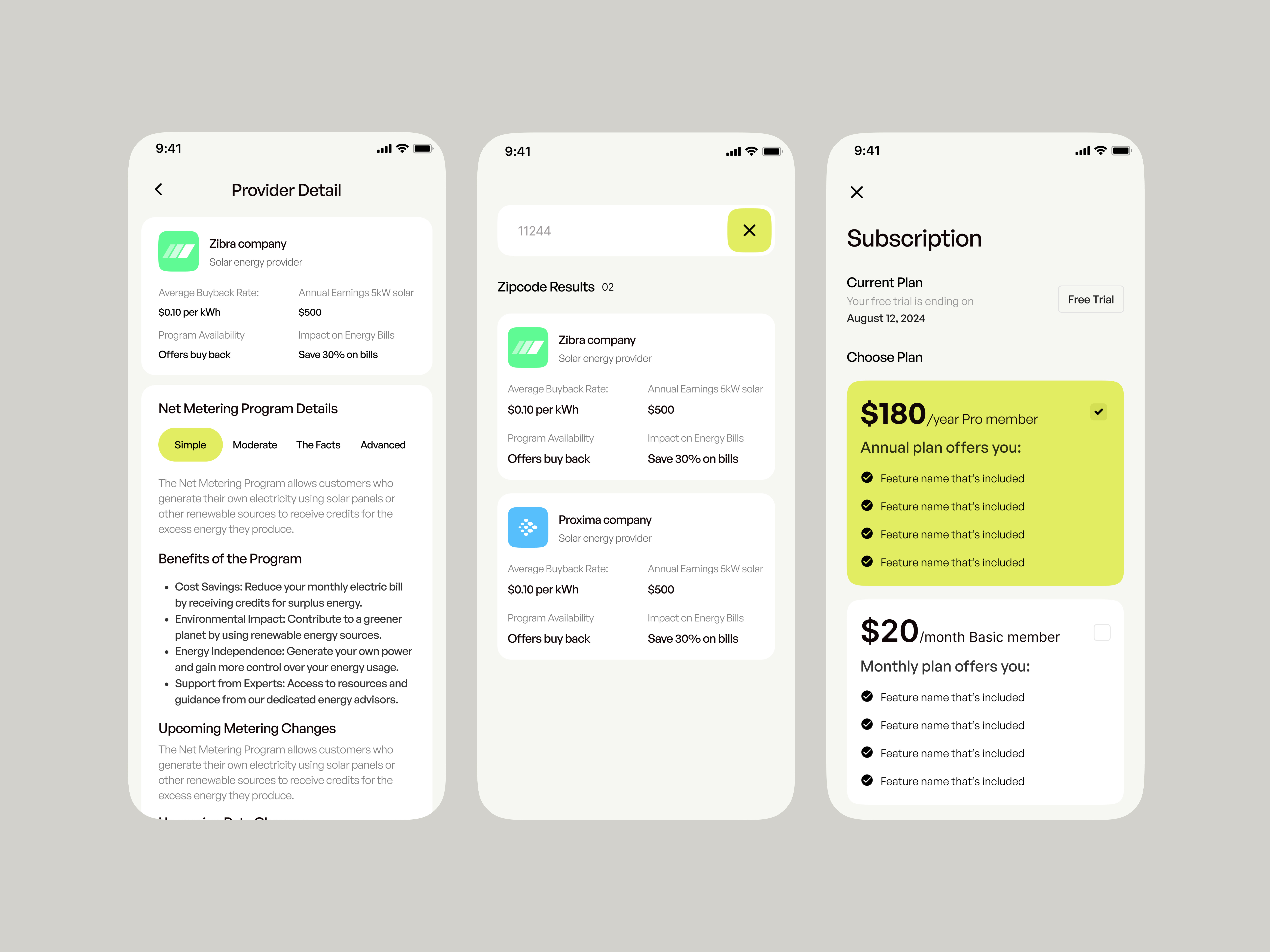 Metermate Solar App by Asad Akbar on Dribbble