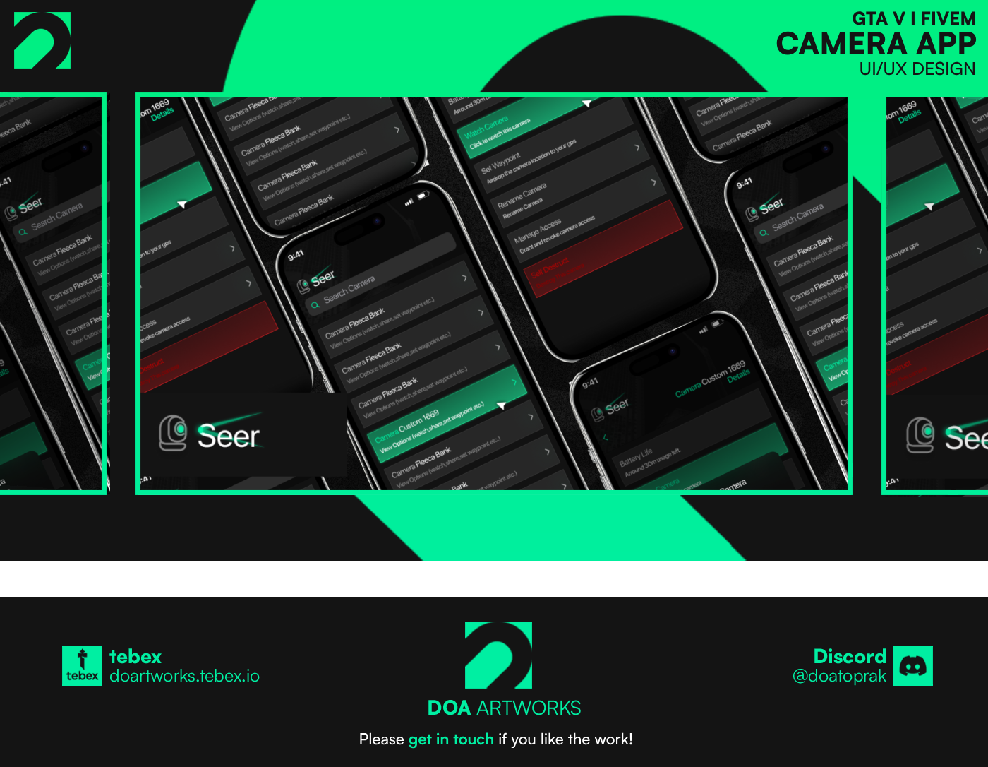 EchoRP Camera App Design I Gta V by Doa Artworks on Dribbble