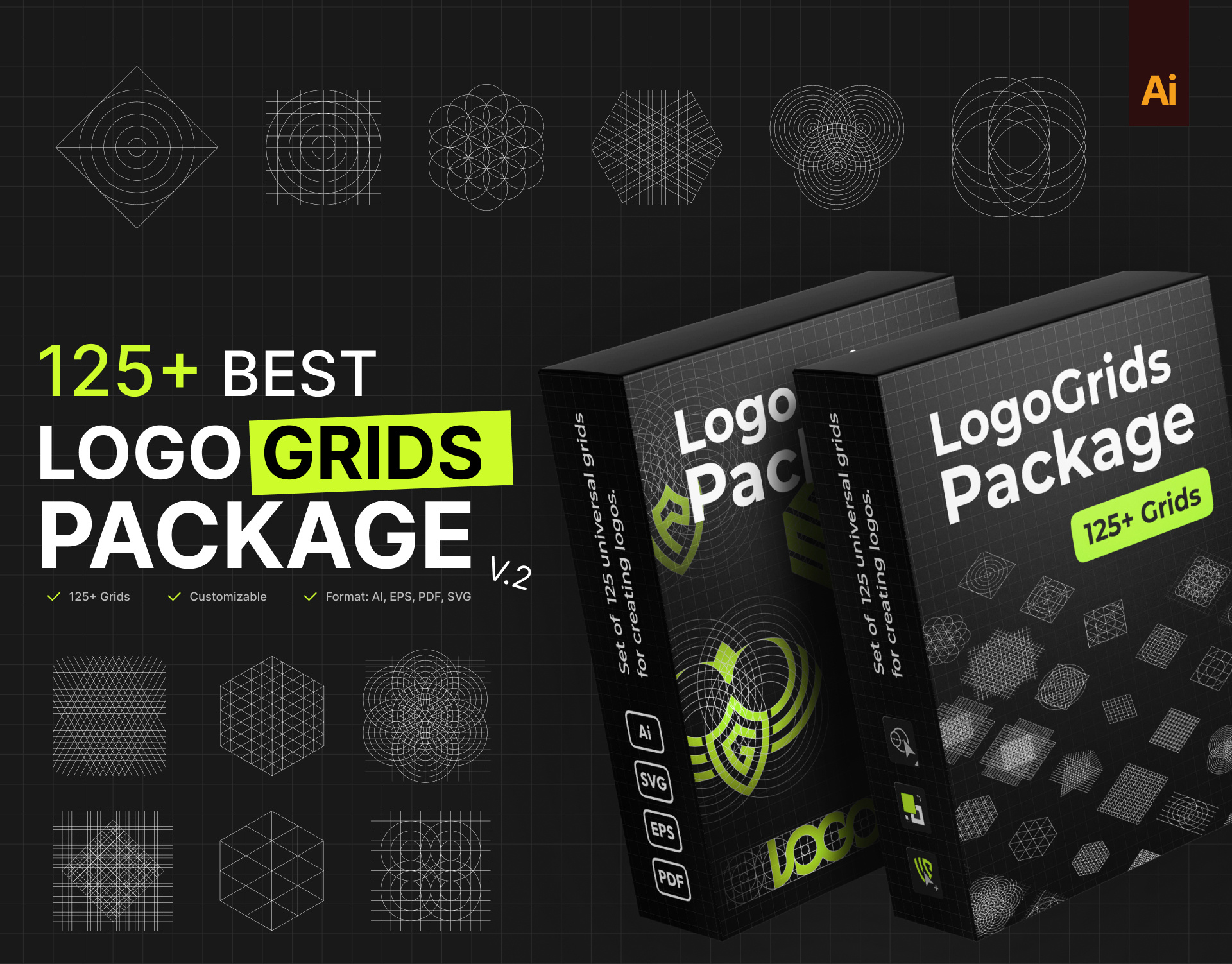 Logo Grids Package 125+ | Grids System by Mrayan Design on Dribbble