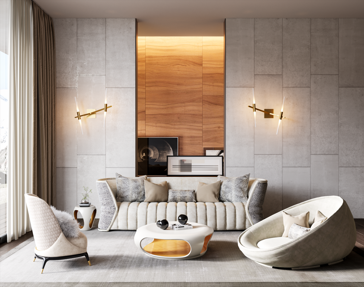 Visualization Living room by Maks Shevchenko on Dribbble