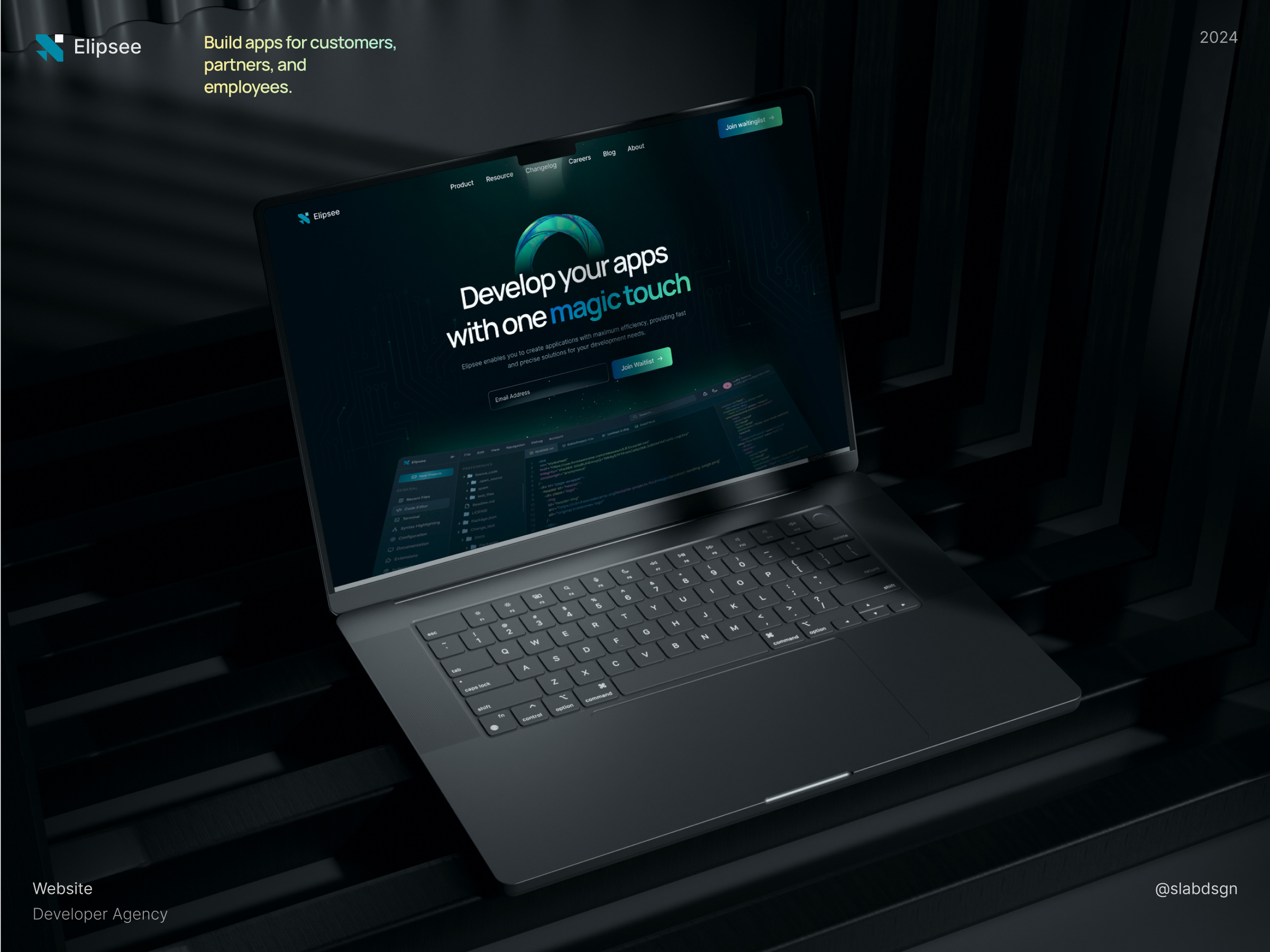 Elipsee - Development Landing Page by Andri Prasetia for SLAB Design Studio on Dribbble