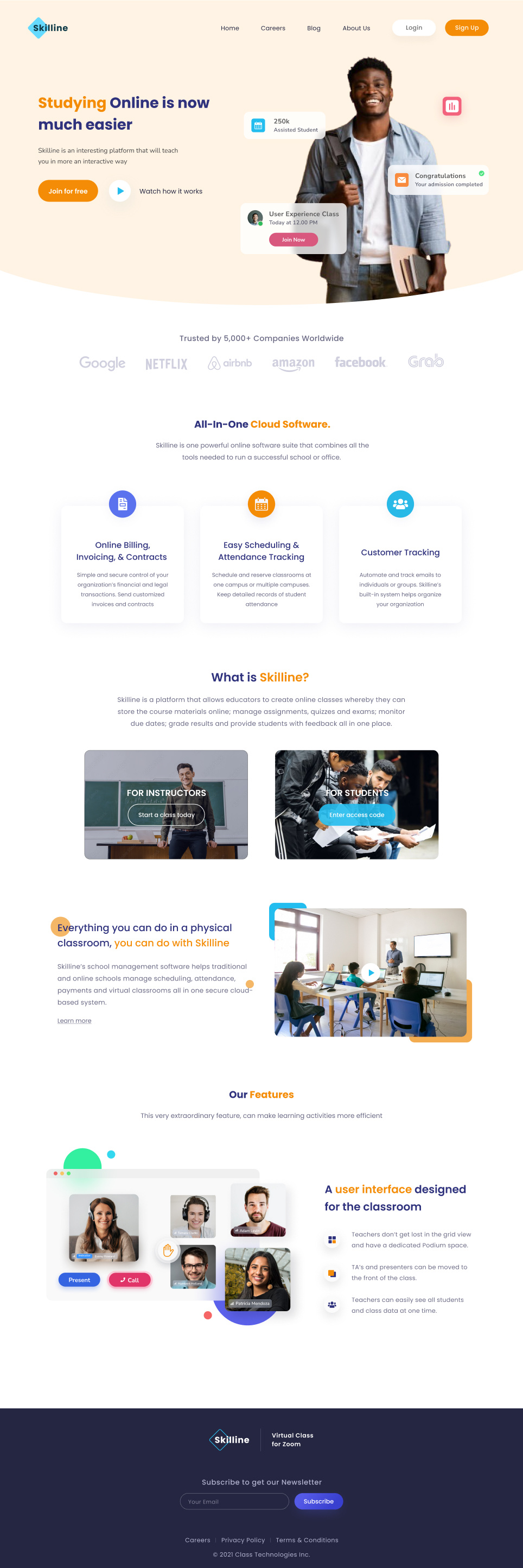 Education Website Design by Bilal Ahmed on Dribbble