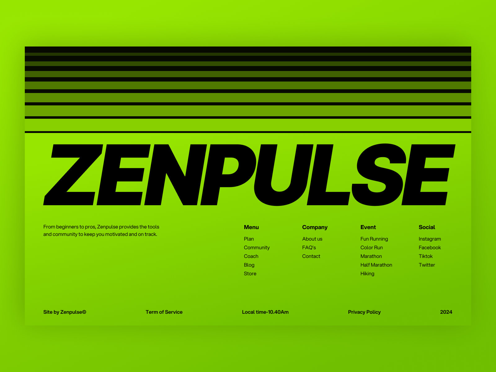 Zenpulse - Website Design by Lil Dicky for Odama on Dribbble