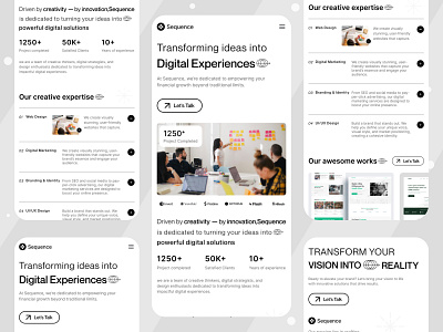 Responsive Web Design - Digital Agency Website by Rupak Chakraborty on ...
