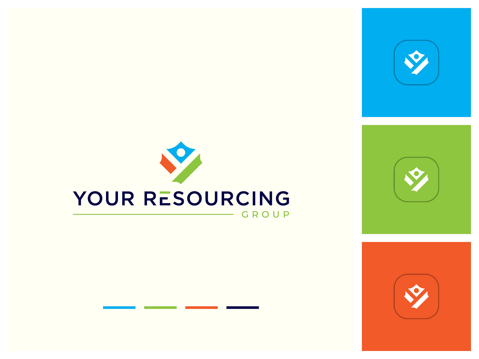 Your Resourcing Group Logo by Zaid Shuvo (Logo Designer) on Dribbble
