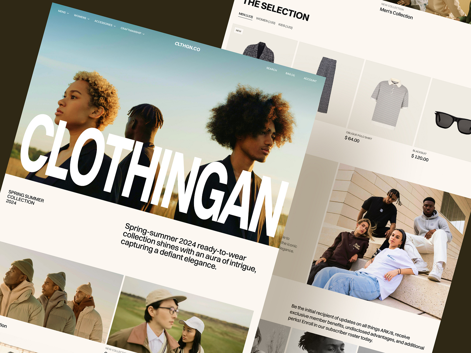 Clothing e-commerce Website Design by Foysal on Dribbble