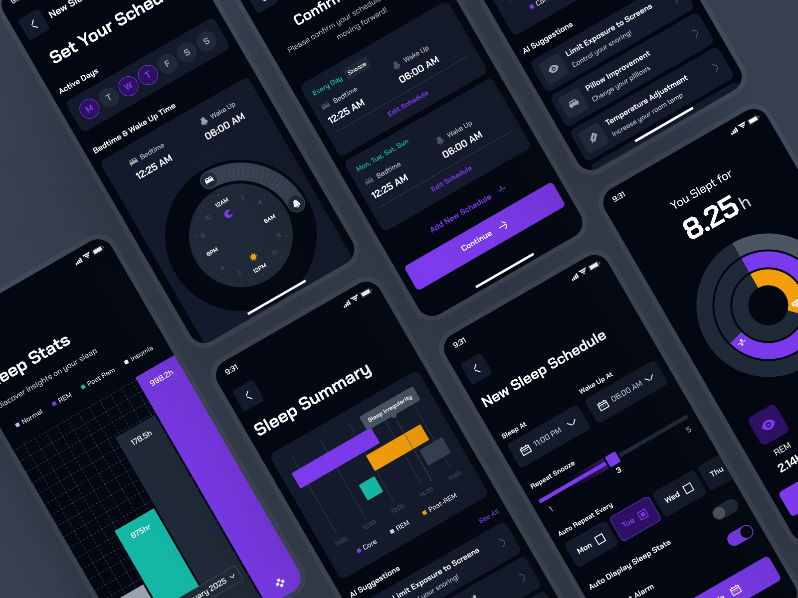 turing UI Kit: AI Smart Healthcare App | Sleep Tracker Monitor by strangehelix on Dribbble