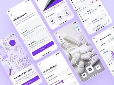 turing UI Kit: AI Smart Healthcare App | Medication Tracker UIUX by ...