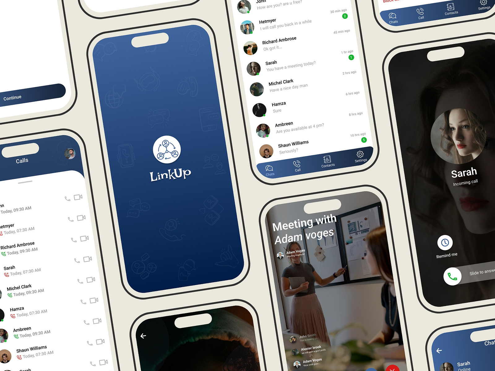 LinkUp Mobile Application by Gulraiz Khan on Dribbble