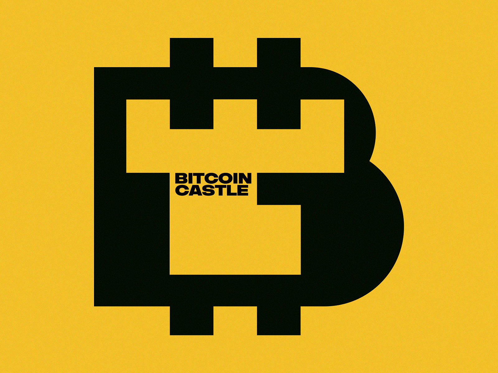 Bitcoin Castle Logo. by sailcupdesign on Dribbble
