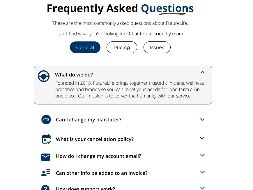 Frequently asked questions (FAQs) page design by Sufyan Minhas on Dribbble