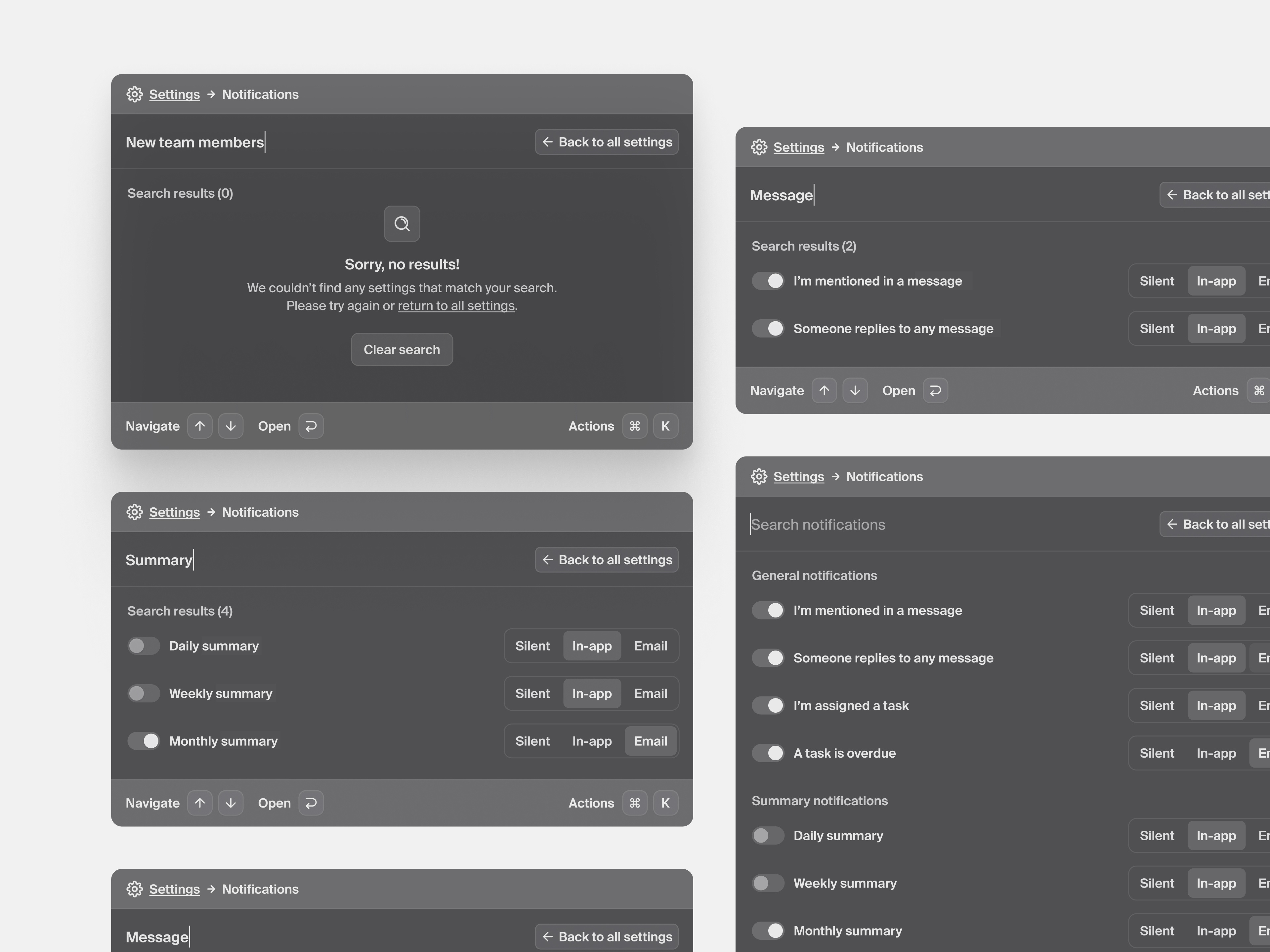 Command+K search menu — Untitled UI by Jordan Hughes® on Dribbble