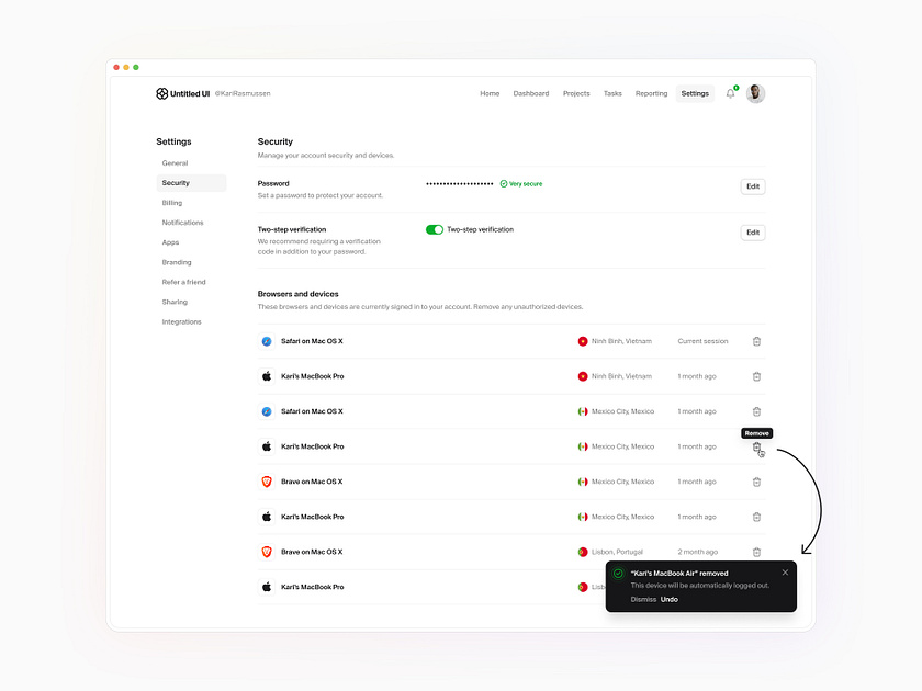 Browse thousands of UI Settings images for design inspiration | Dribbble