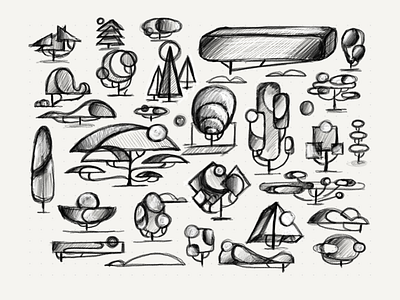 Tree Sketch by Brad Hansen on Dribbble