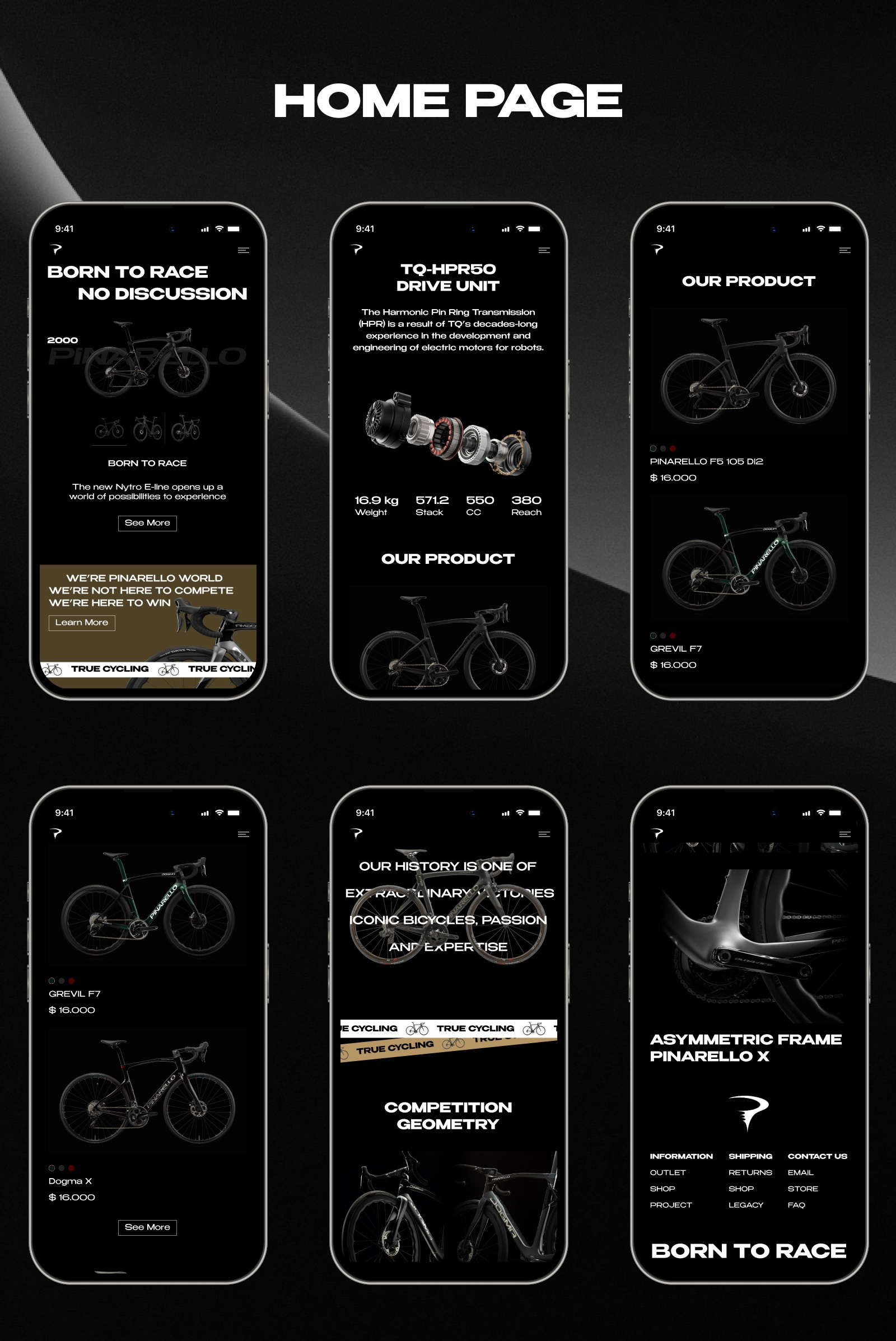 Sport Bicycle Ecommerce Shopify Website - Responsive Mobile by LAIN UI/UX for LAIN DESIGN AGENCY ...