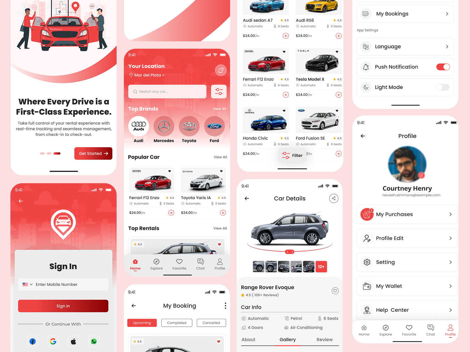 Car Rental App UI Design Concept 🚙 by UI Fusion on Dribbble