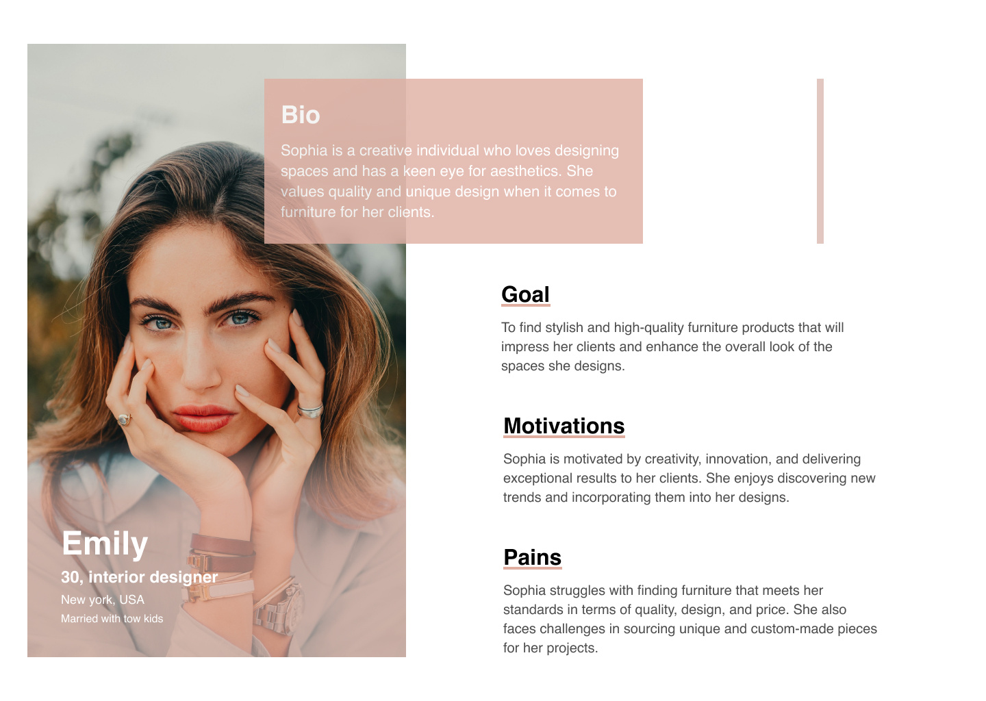 User persona by Zakaria oudjdi on Dribbble