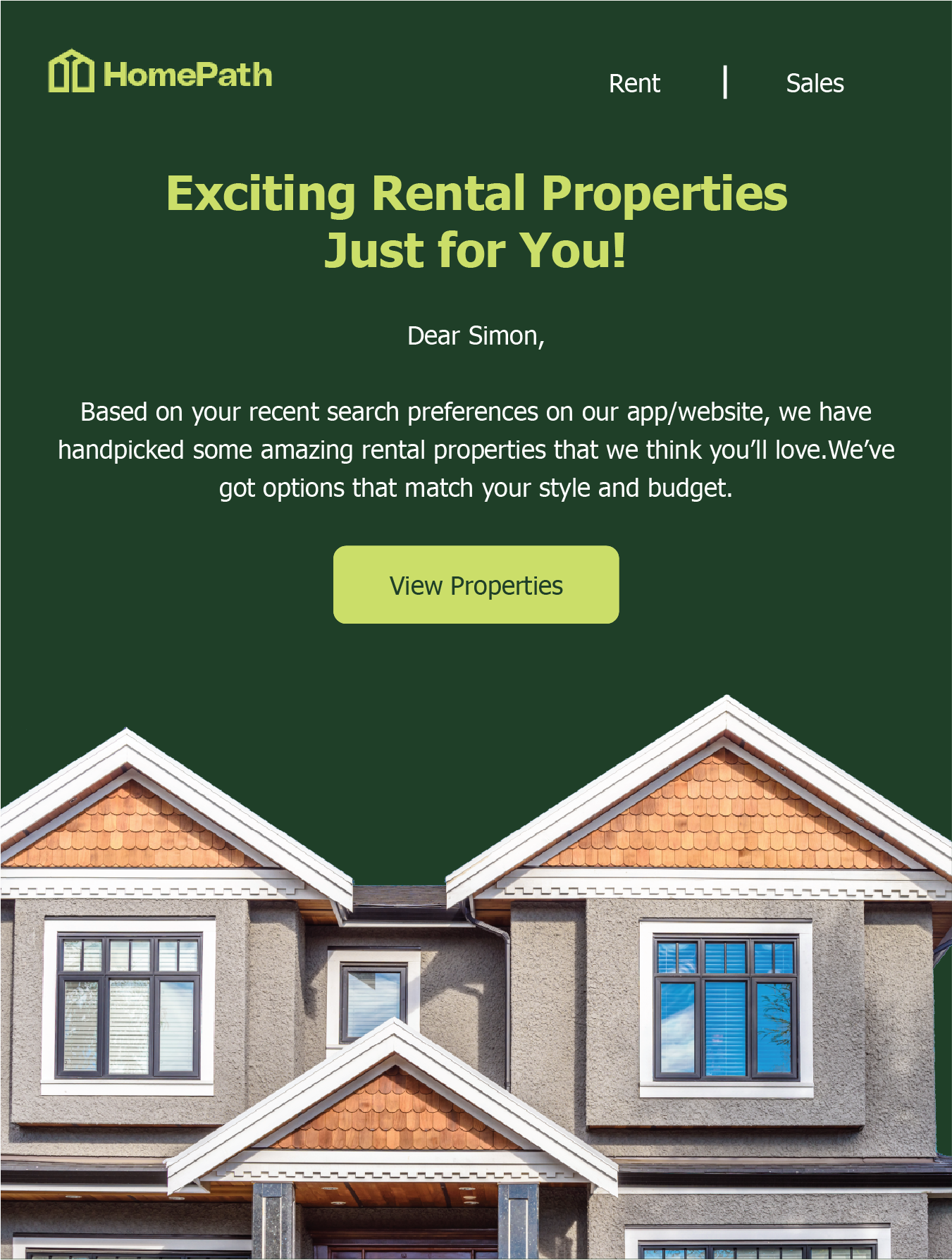 Real Estate Email Design by Abdulahi Omotayo on Dribbble