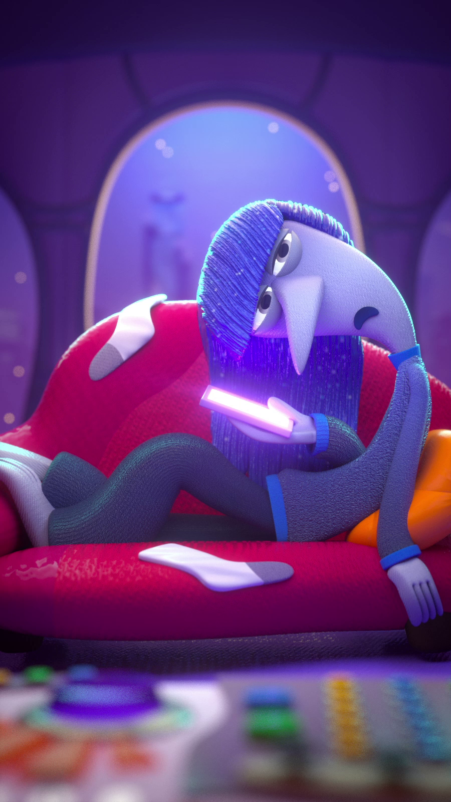 3D MODELING I Inside Out 2 Ennui Character😴 by Always Smiley 3D on Dribbble