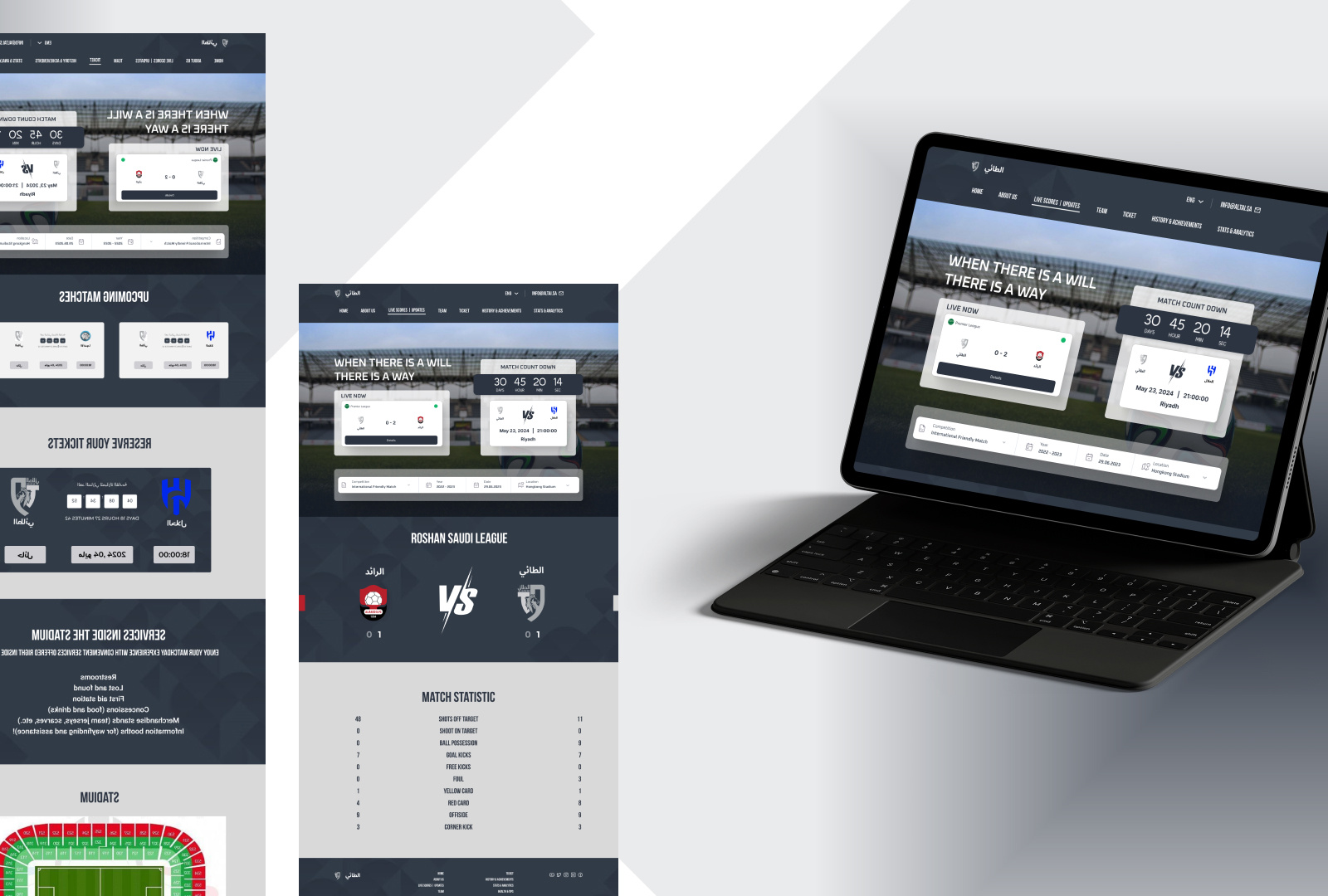 Football Website Design by Hafiza Ansa on Dribbble