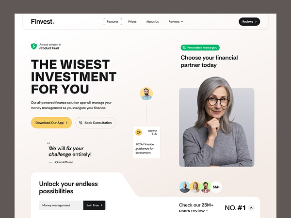 Financial Investment Website by Mir Saifur Rahman for Rylic Studio on ...