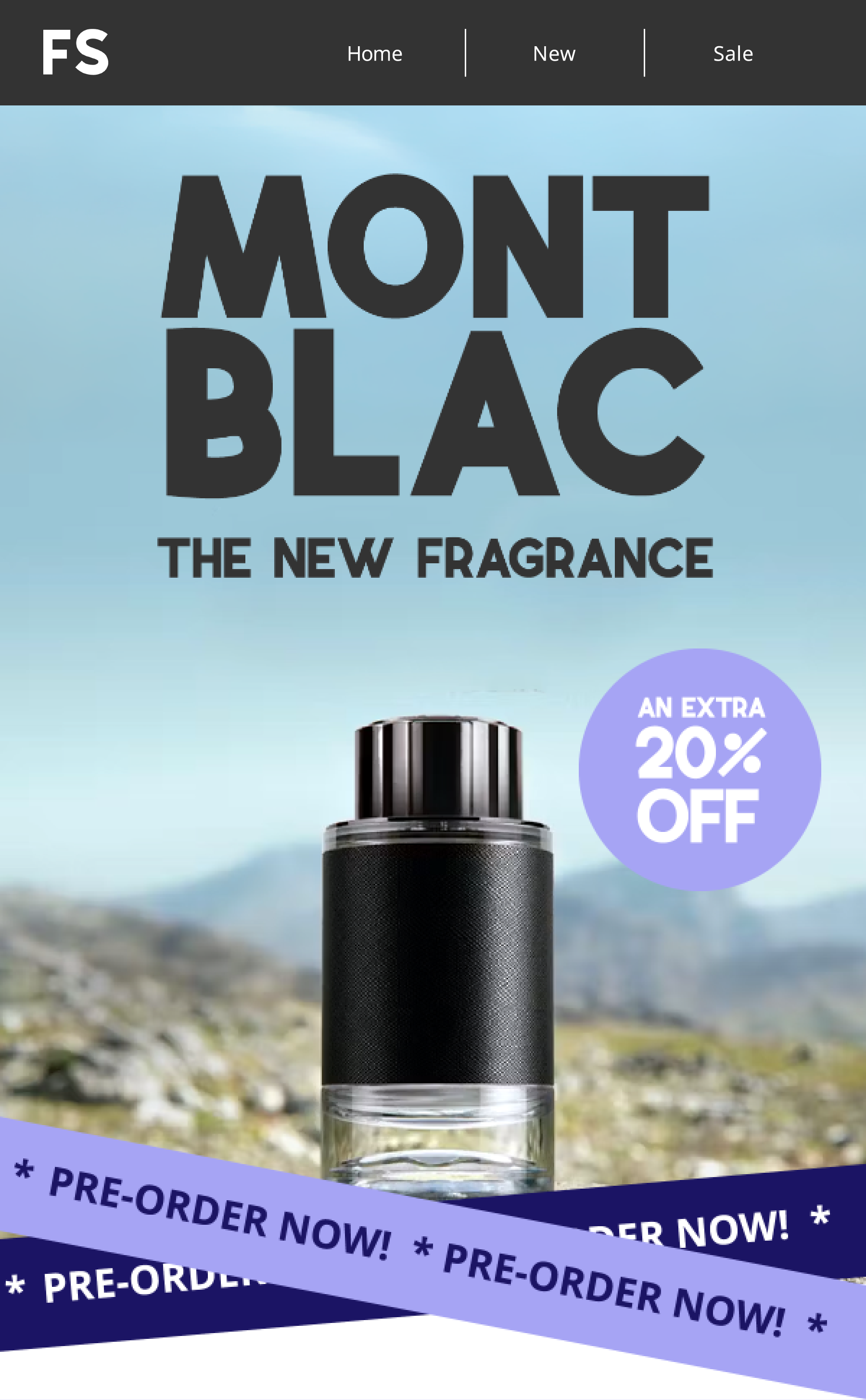 Fragrance Sales Email Design by Abdulahi Omotayo on Dribbble