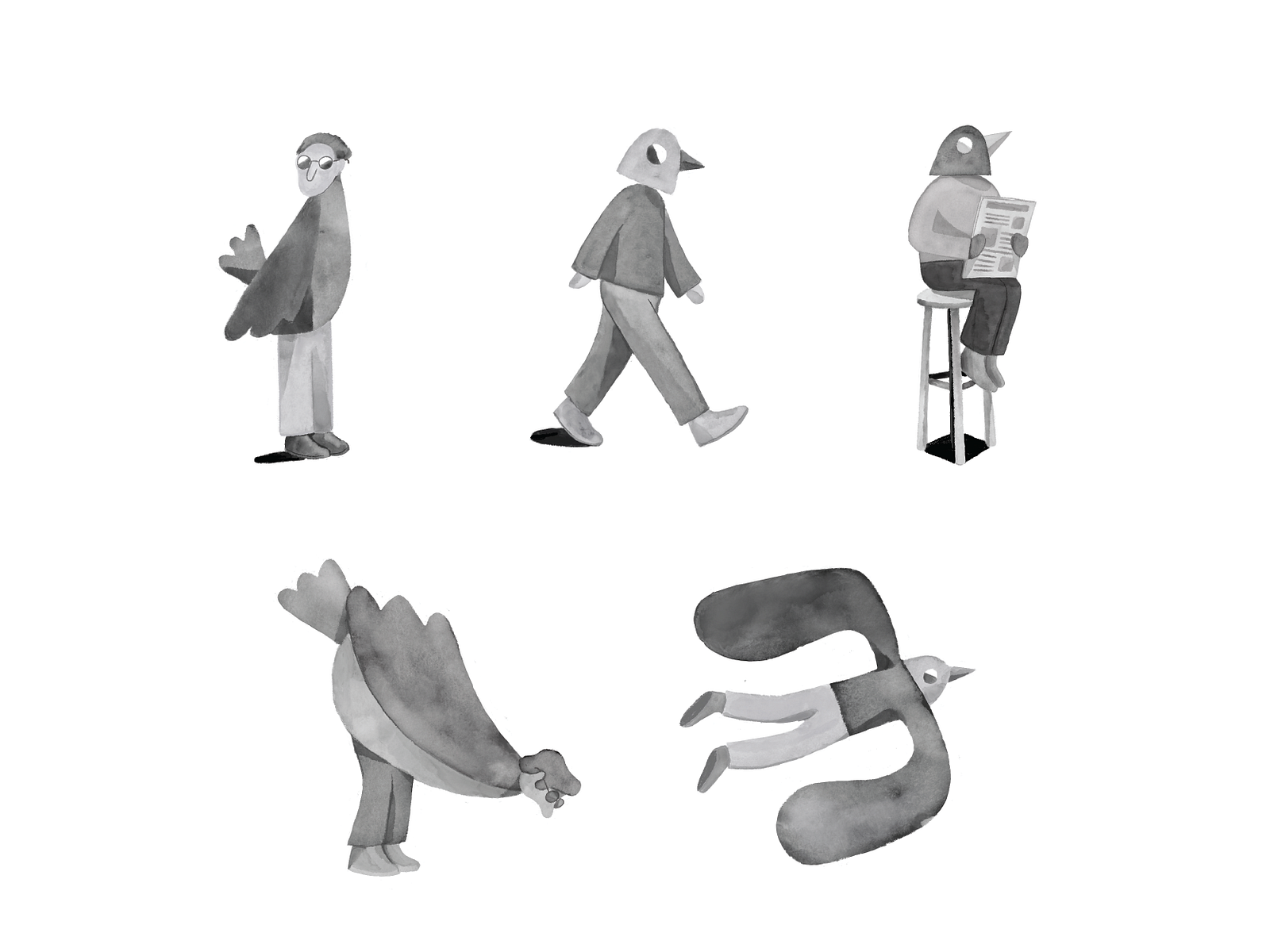 Watercolour play by Aron leah on Dribbble