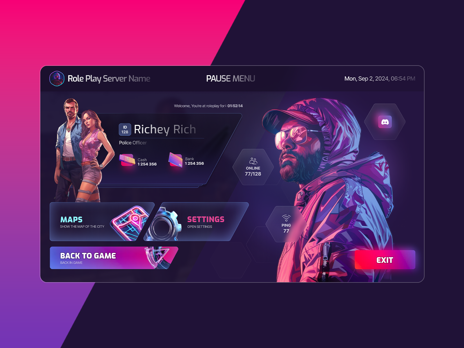 Browse thousands of Game Pause Menu images for design inspiration ...