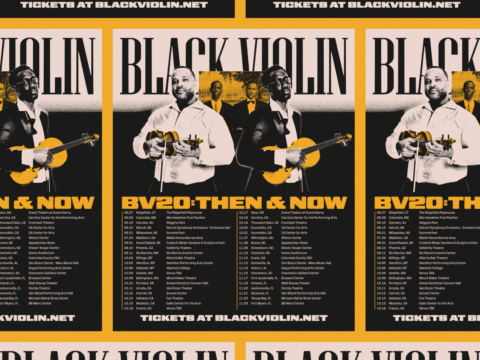 Black Violin Admat: Early Draft by Brent McCormick on Dribbble