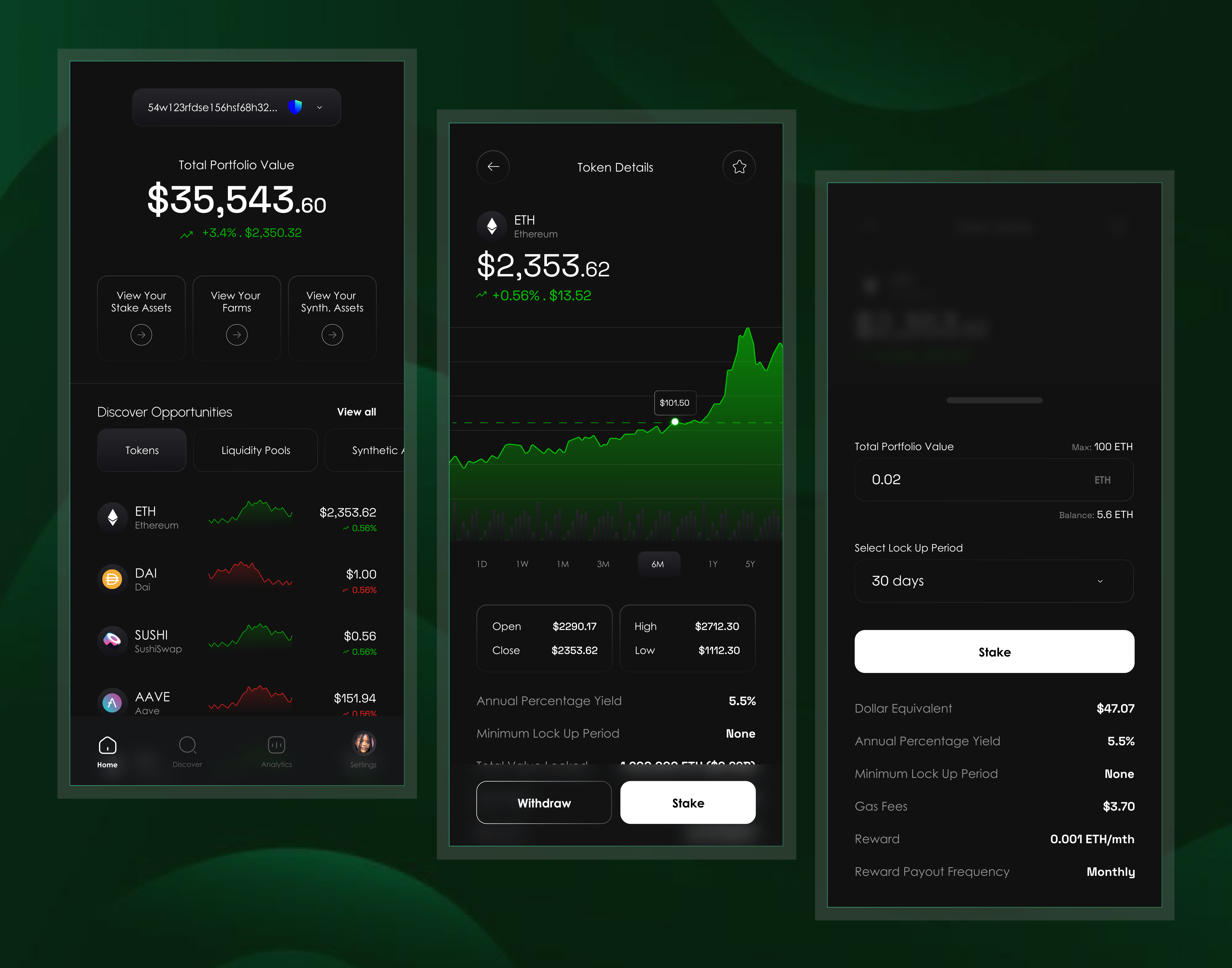 Browse thousands of Defi Portfolio images for design inspiration | Dribbble
