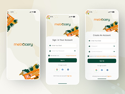 Mobile App Authentication Page Ui Design by Binary Fusion on Dribbble