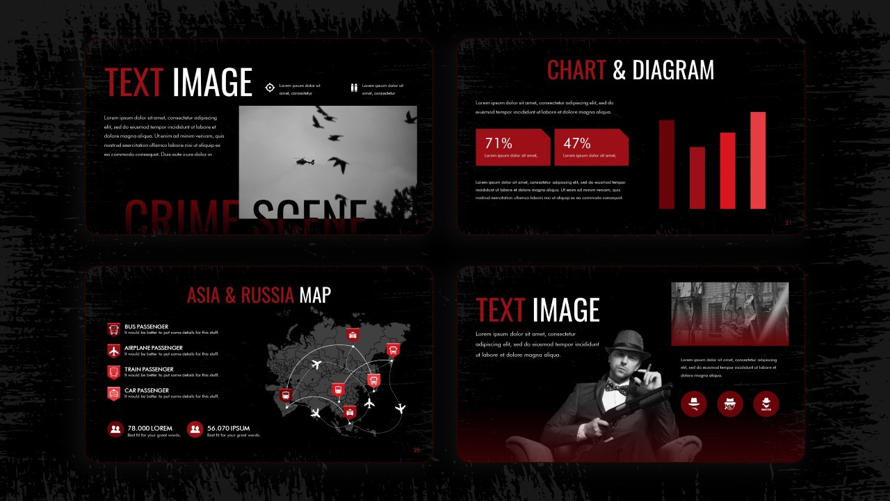 Crime Scene Presentation by Interpitch on Dribbble