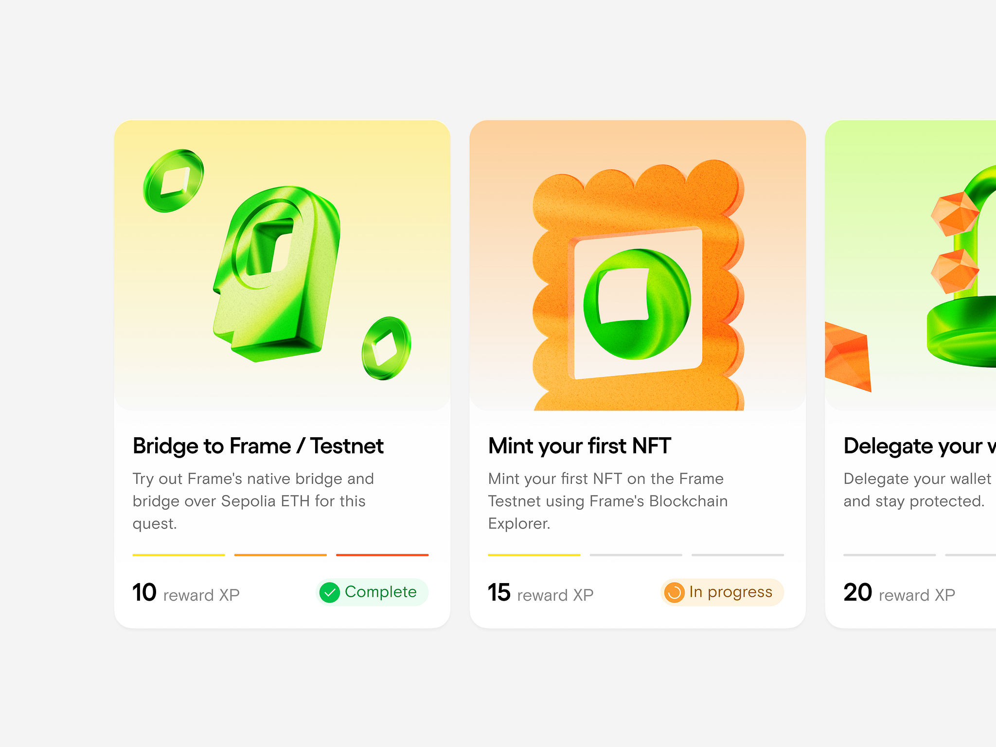 frame: quests by Vladimir Gruev for OOZE on Dribbble