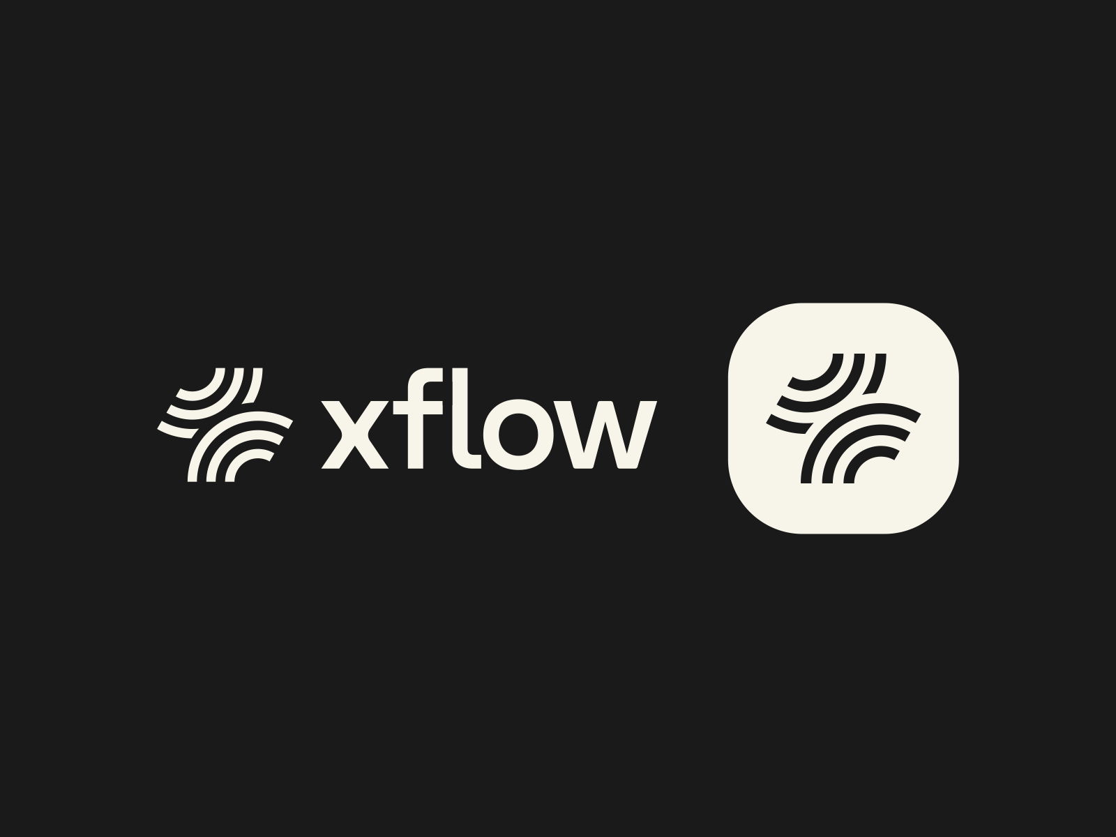 xflow Logo Design - X, Waves by Dalius Stuoka on Dribbble