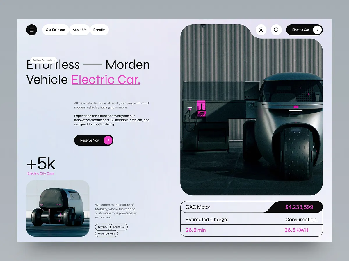 Car Landing Page designs, themes, templates and downloadable graphic ...