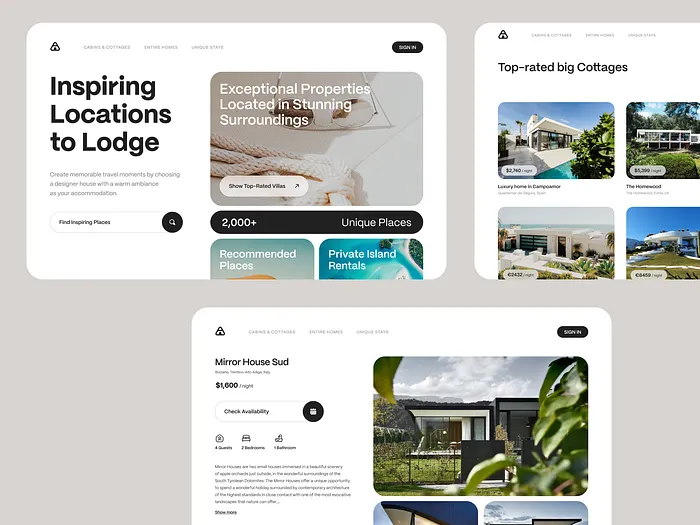 Real Estate UI designs, themes, templates and downloadable graphic ...