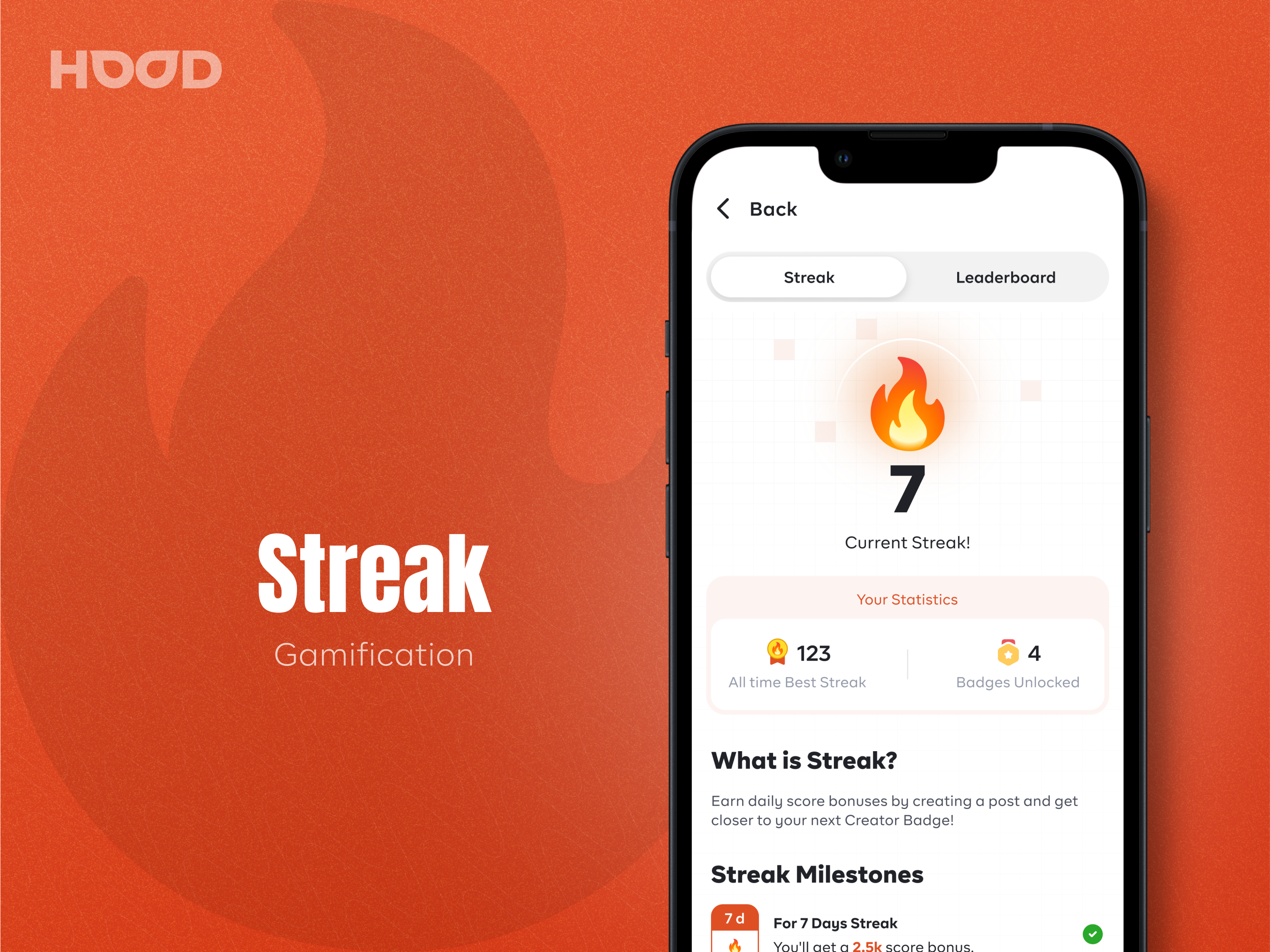 Browse thousands of Streak UI images for design inspiration | Dribbble