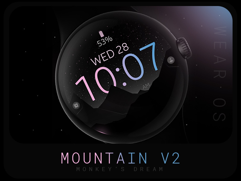 Minimal watch face by Monkey's Dream on Dribbble