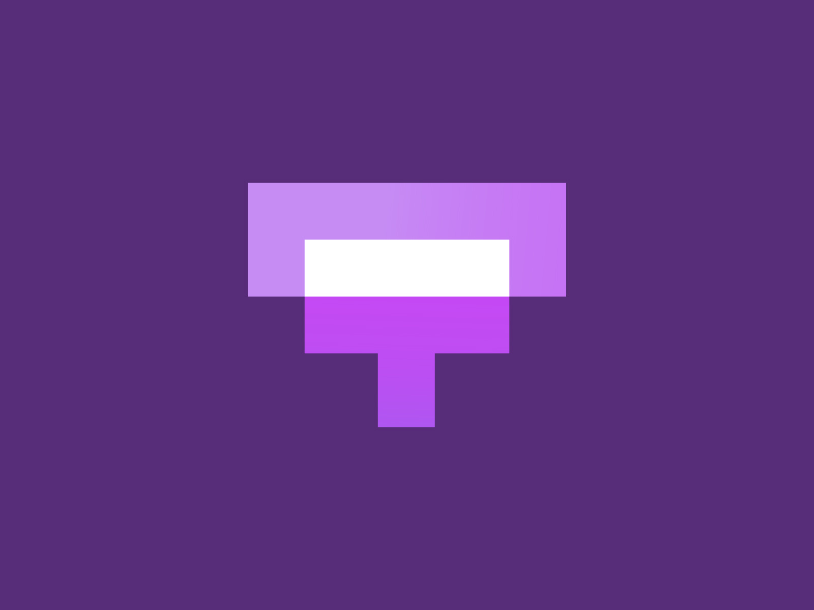 Overlapping T Logo design by Khabib 🦅 on Dribbble