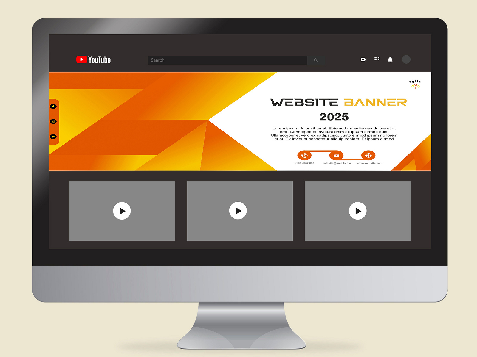 Bold & Bright: Website Banner Design by Vetrivel Ravi on Dribbble