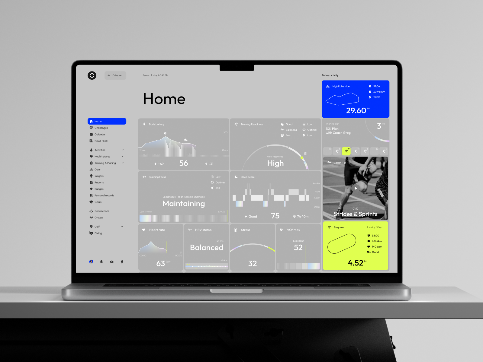 Garmin - SmartWatch Home Dashboard by Jack R. for RonDesignLab ⭐️ on ...