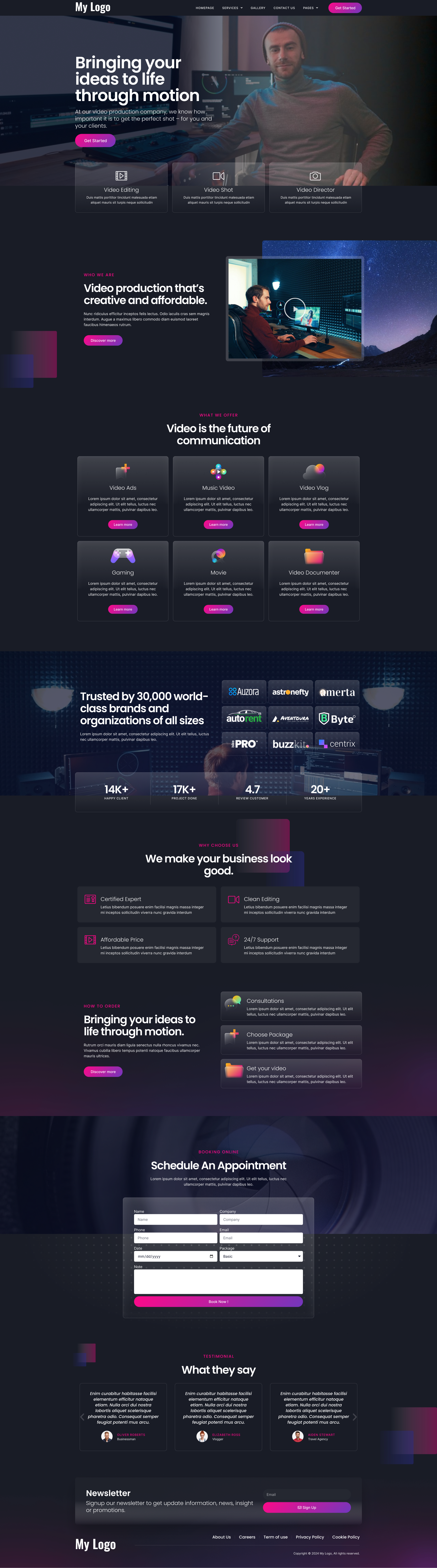 Video Editing Services designs, themes, templates and downloadable ...