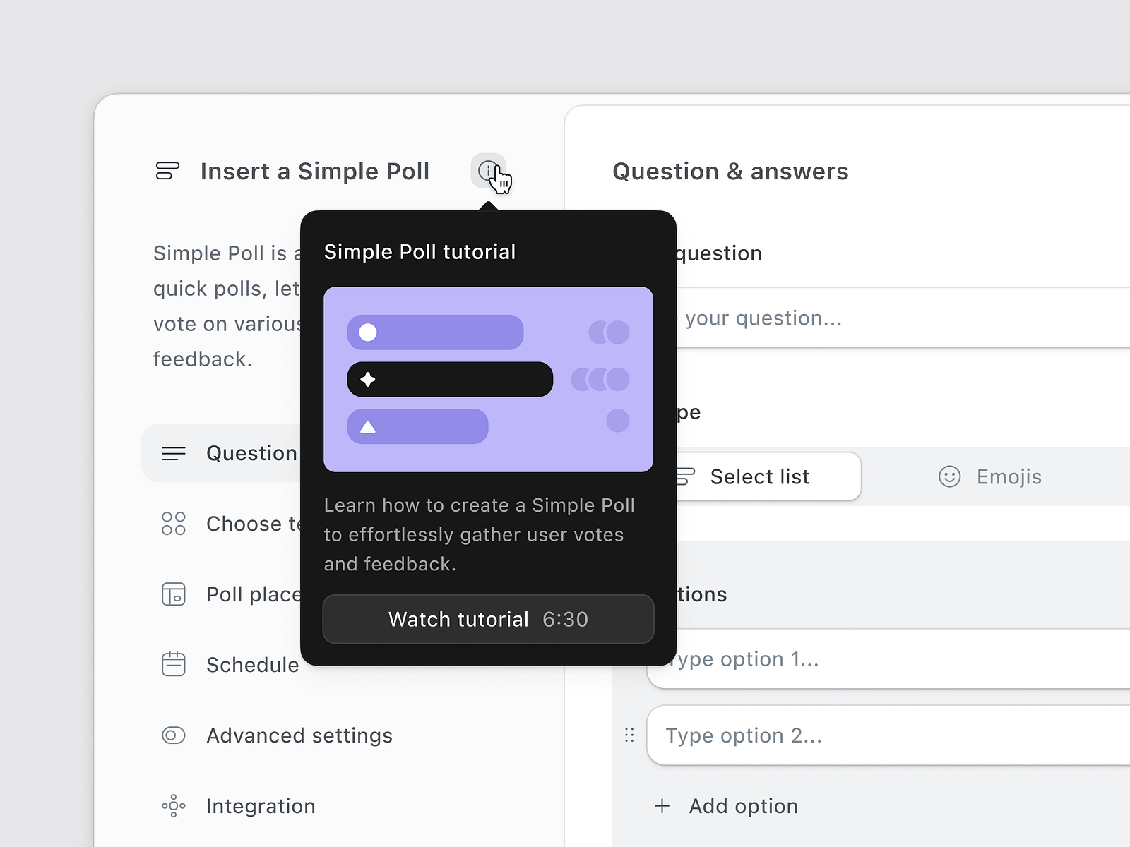 Tutorial tooltip by Andrew Mialszygrosz on Dribbble