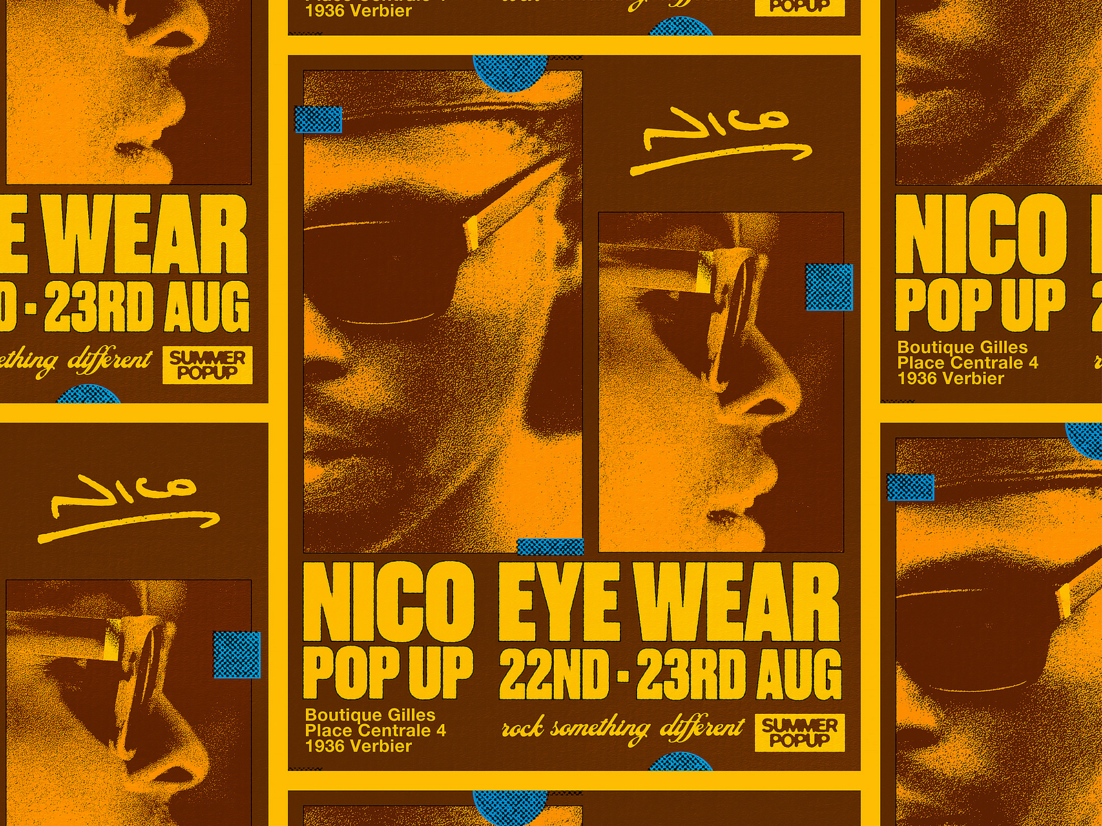Nico Eyewear - Poster by Ollie Scully on Dribbble